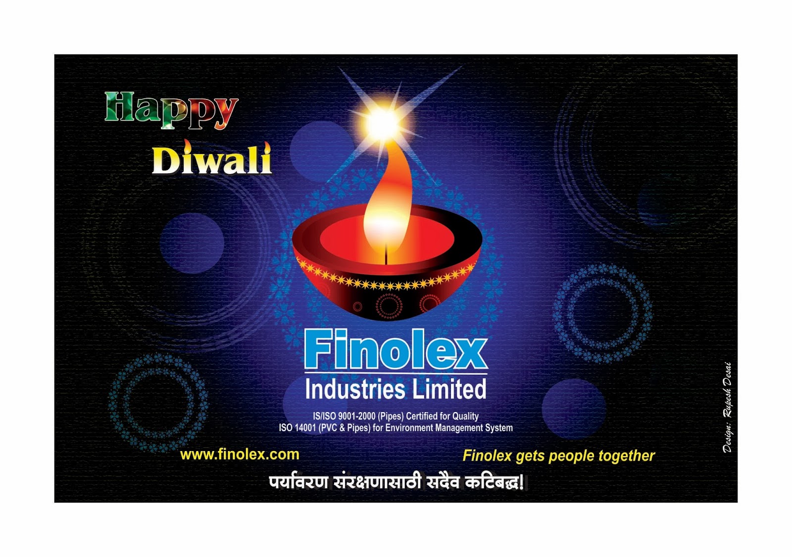Rupesh.........Graphic designer: Diwali finolex ad