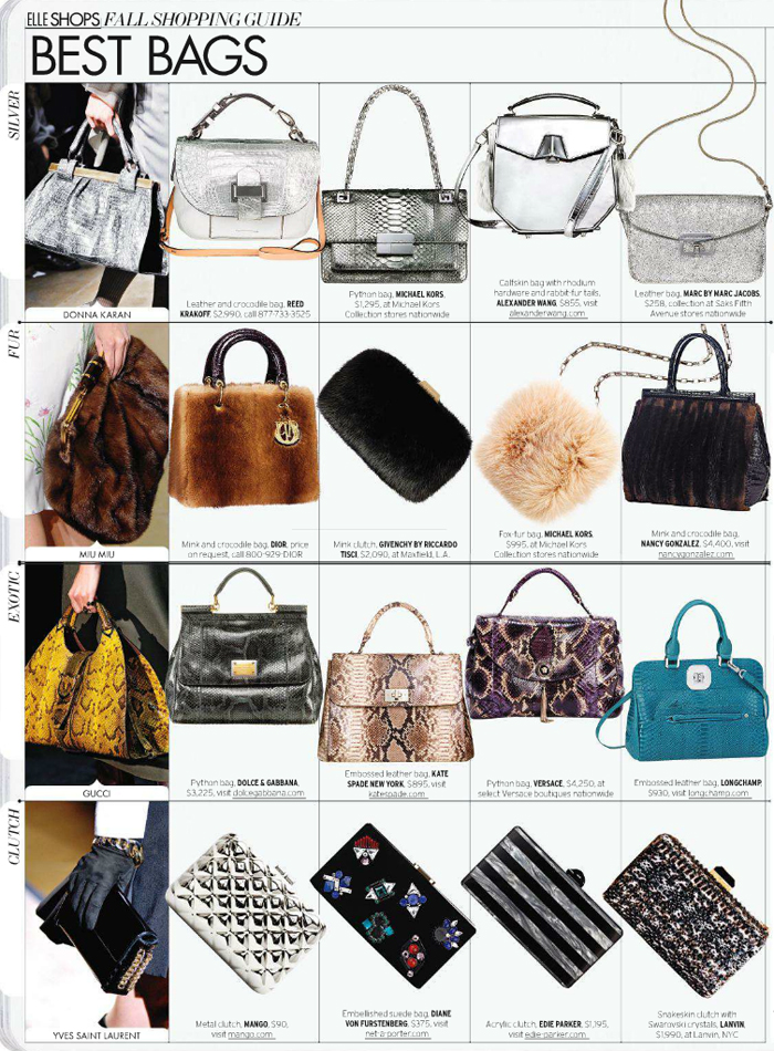 estilozas: Tendencias: Carteras Invierno 2011