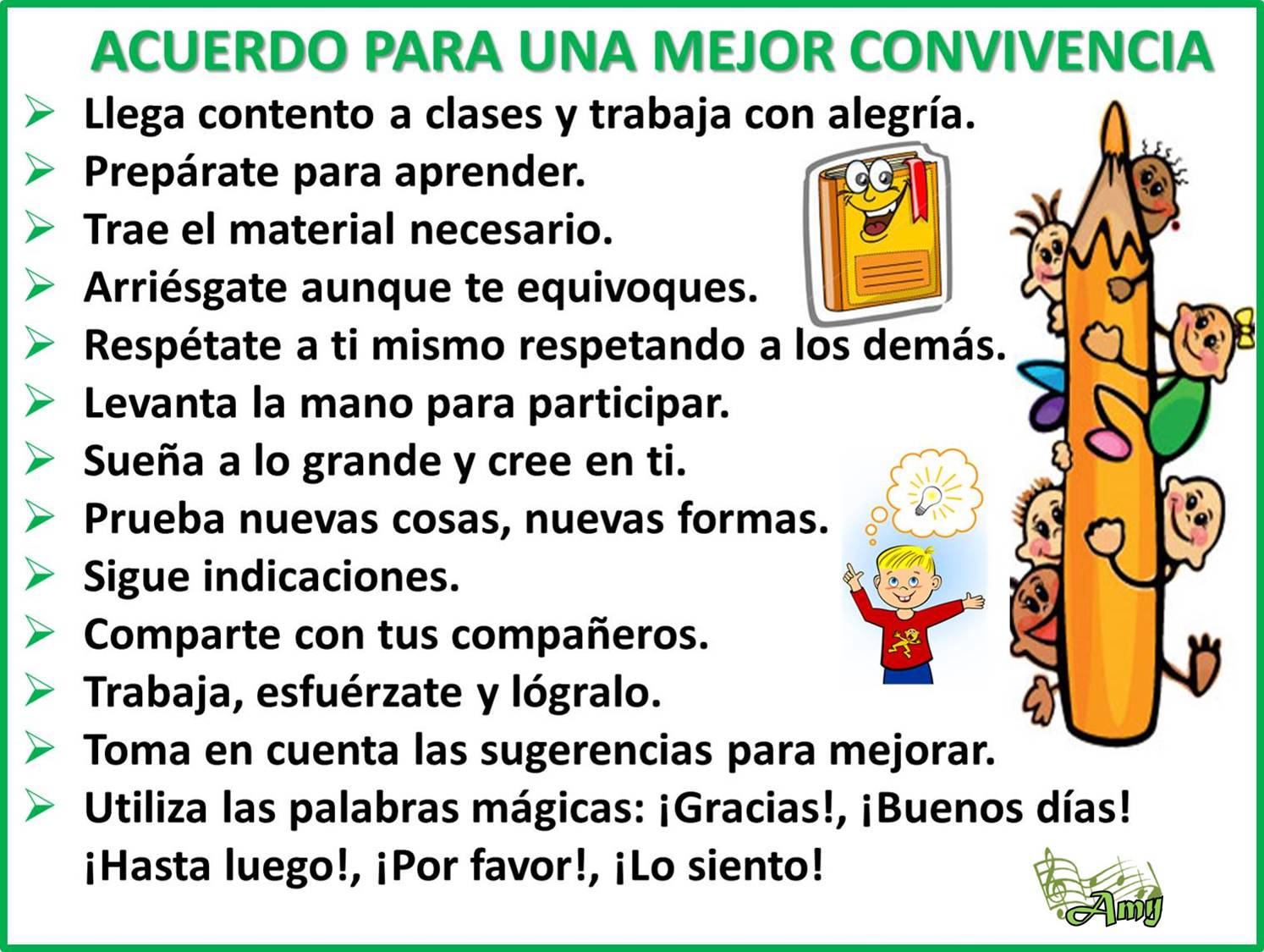 Acuerdos Para Una Sana Convivencia 9EF