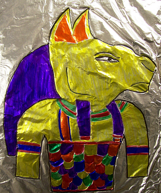 Art at Midway Middle School: Egyptian Gods and Goddesses