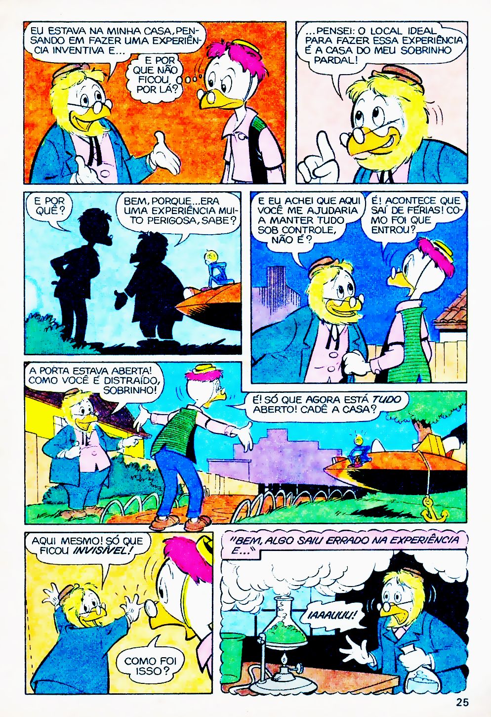 A GALERIA DOS QUADRINHOS: Professor Pardal