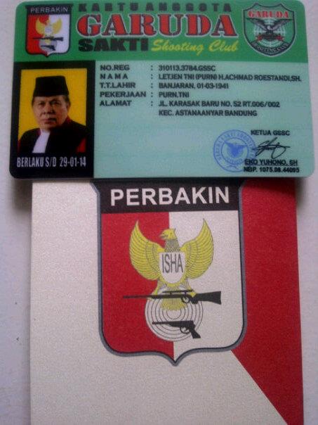 Pembuat Jasa Kartu Tanda Anggota (KTA) Garuda Sakti Shooting Club ...