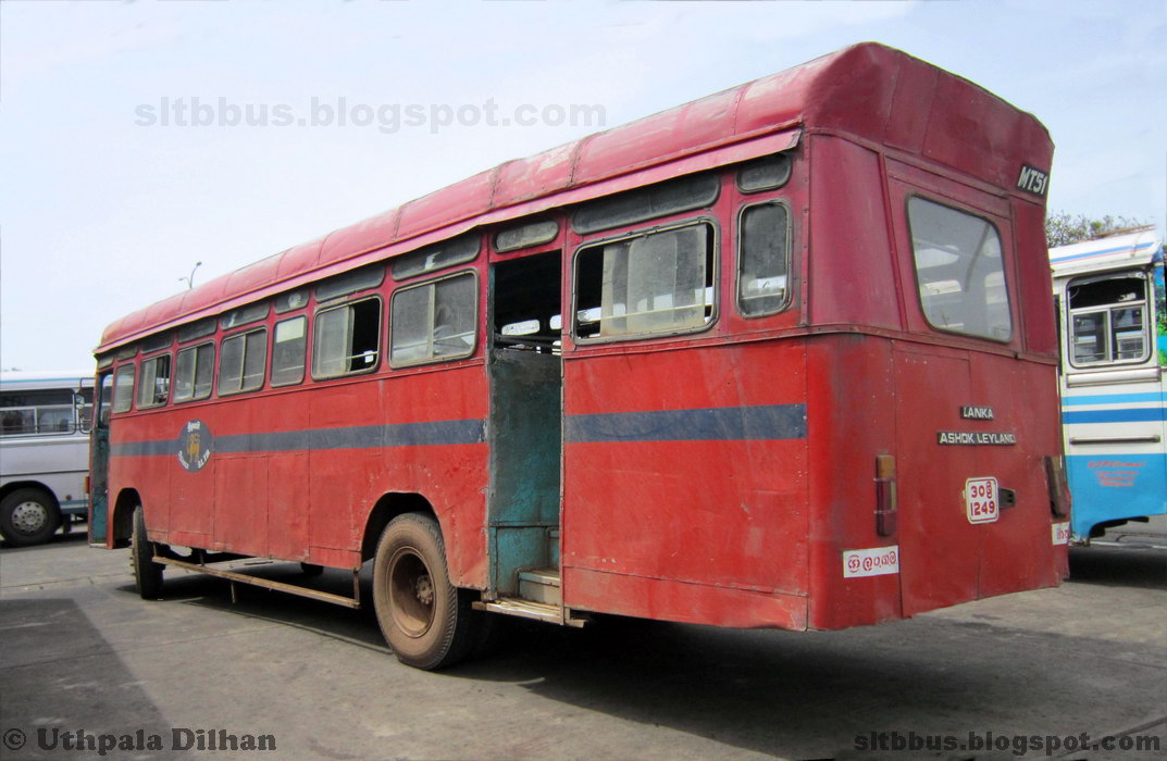 SLTB buses - ශ්‍රී ලංගම බස්: July 2012