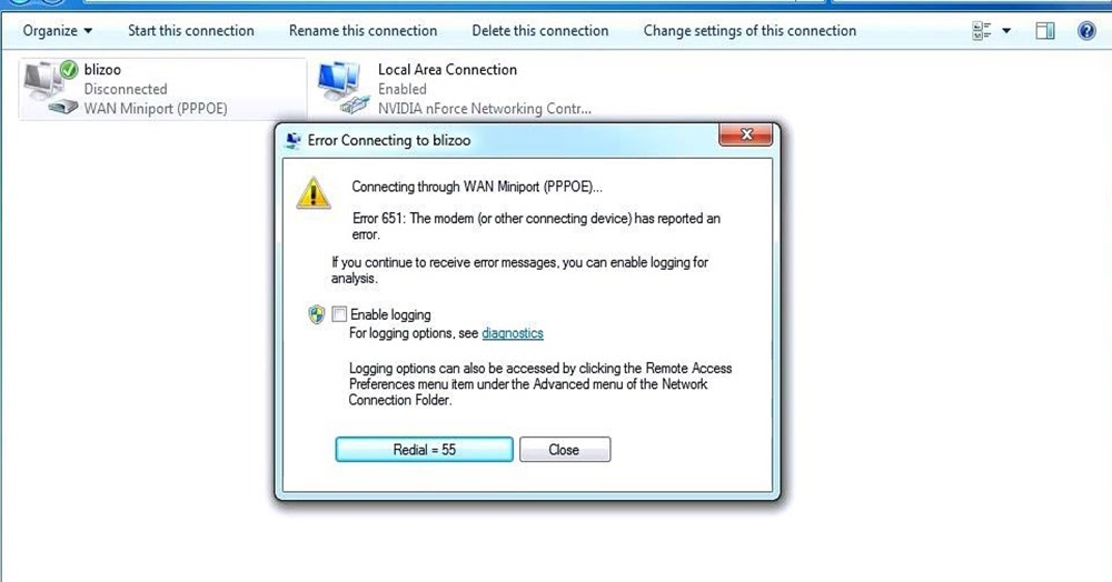 ERROR 651 – METHODS TO FIX IT IN WINDOWS 7/8