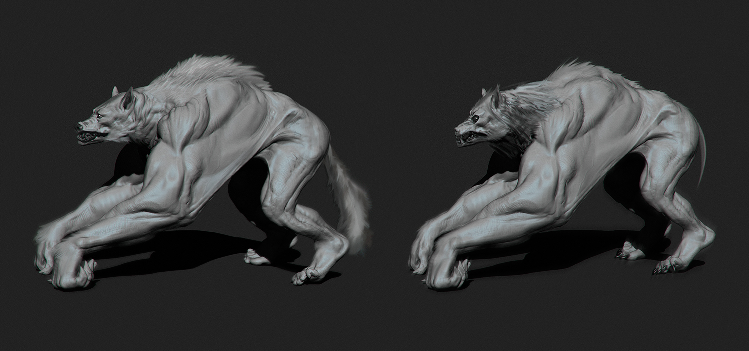 creature atelier: Bulky Werewolf