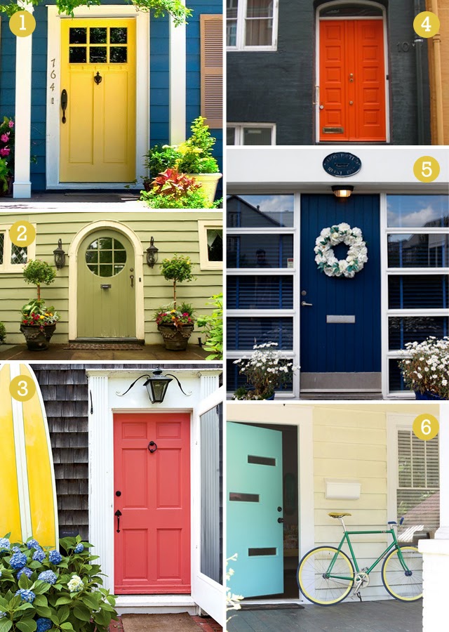 Happy Builders: Colorful Front Doors to Perk Up Your Home