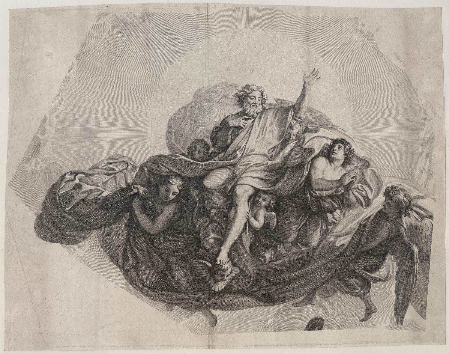Prints and Principles: Girard Audran's engraving, “God the Father ...