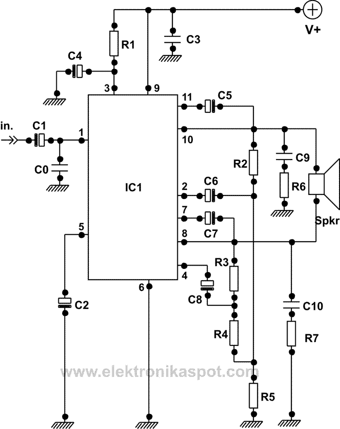 20W BTL Amplifier Dengan TDA2005 | Elektronika Spot