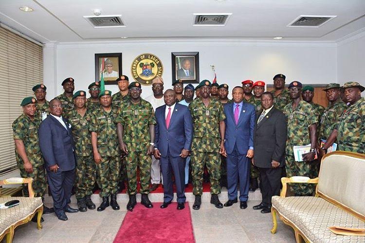 Photos: Chief of Army Staff, Lt. Gen. Tukur Buratai pays a courtesy ...