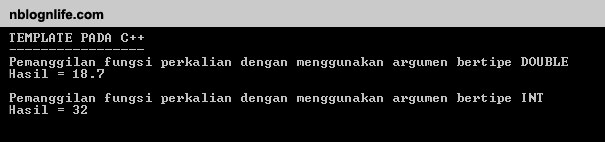 Template pada C++ - nblognlife