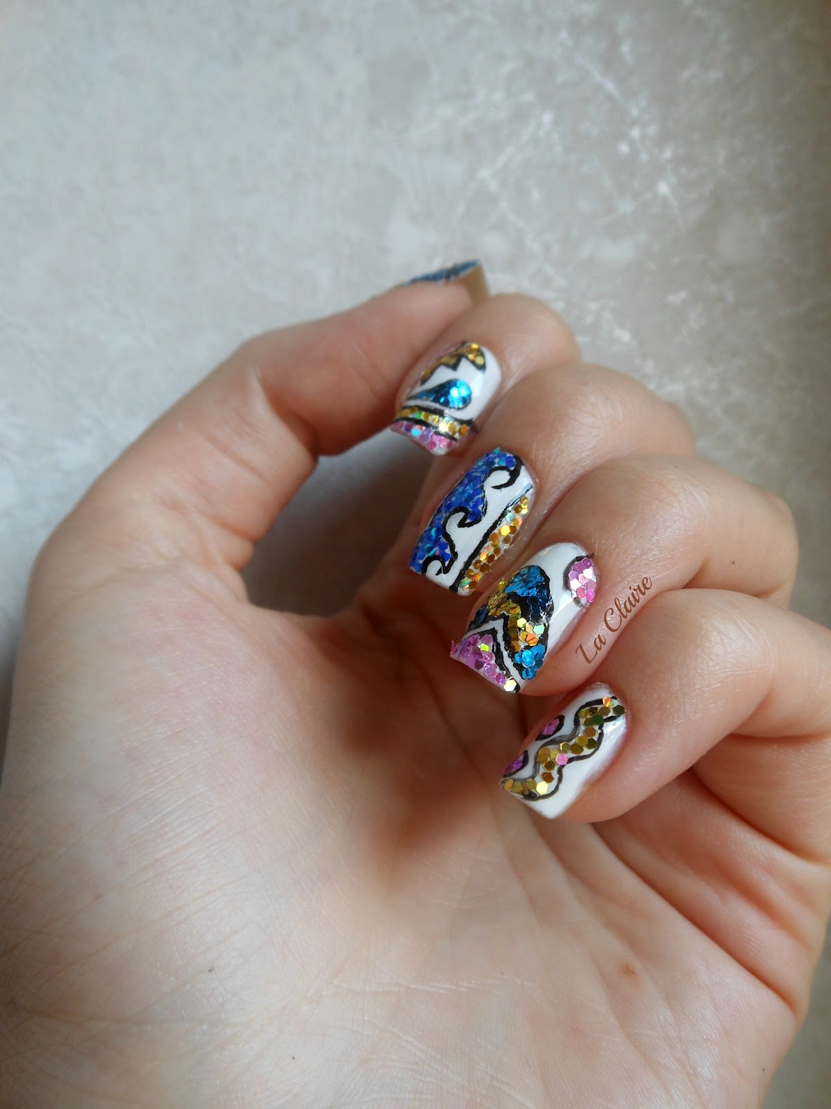La Claire: Nail art Gaudì inspired