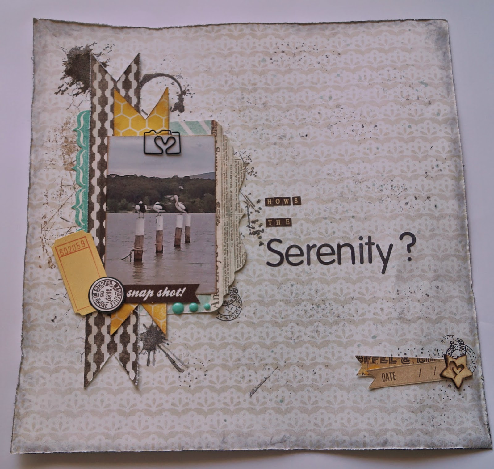 MAD ABOUT SCRAPPIN: Serenity Layout