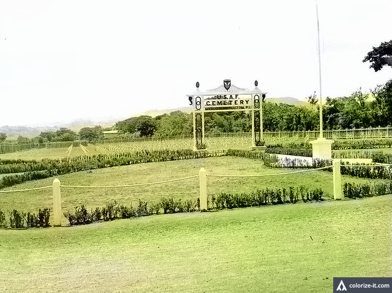 The United States Armed Forces Cemetery in Nasugbu, 1945 - Batangas ...