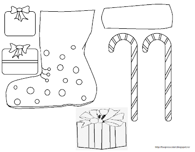 FISE - Ciorapei - GHETUTE pentru Mos Nicolae :: Fise de lucru ...