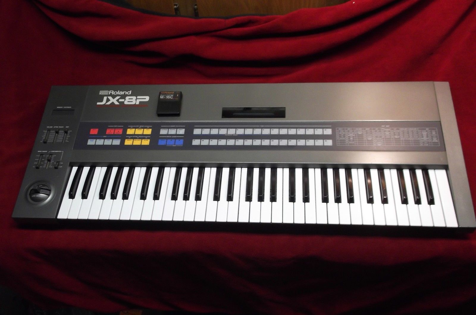 MATRIXSYNTH: Roland JX-8P Analog Polyphonic Synthesizer w/ Restored ...