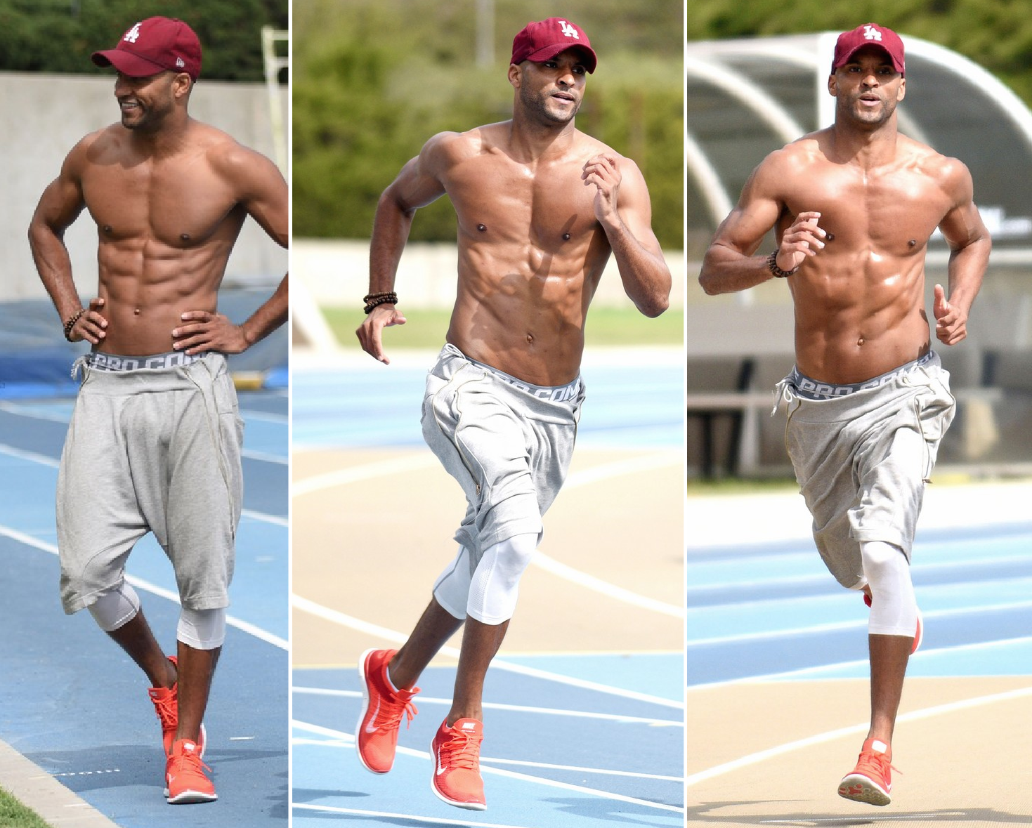 my new plaid pants: Gratuitous Ricky Whittle