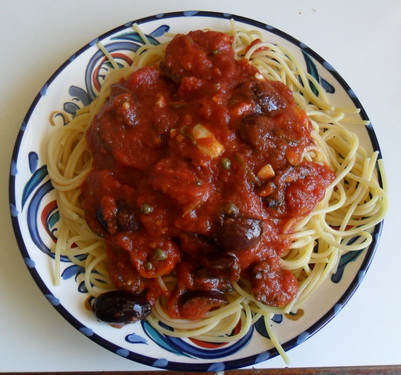 Simply Sue's Simple Diary: Joe's Putanesca Sauce