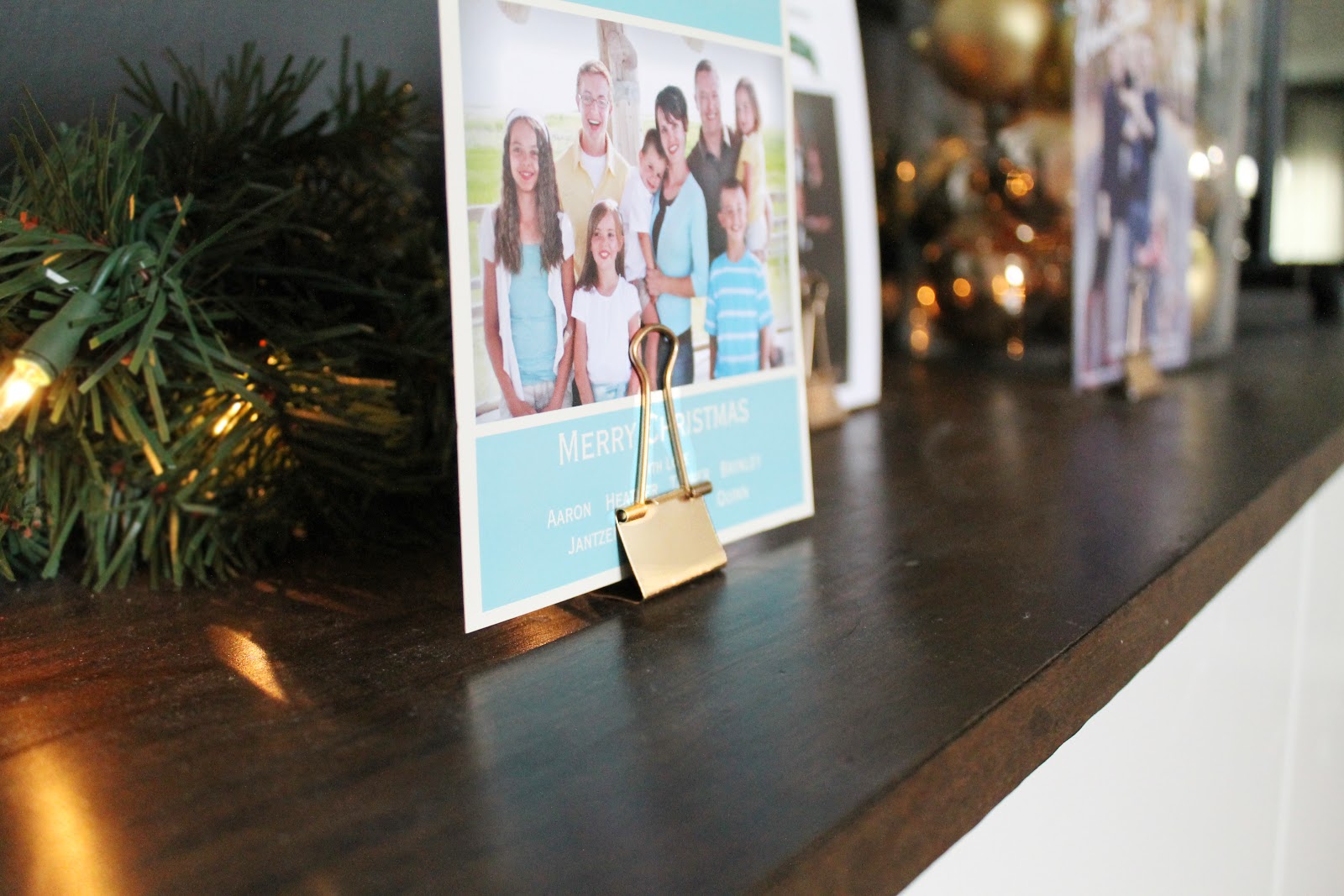 DIY The Easiest Card Holder. Ever. - Chris Loves Julia