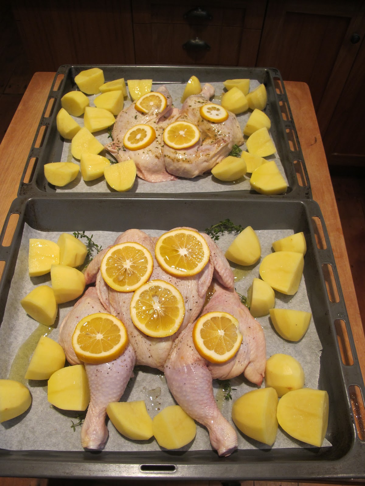 Food That Tastes Great: A roasted flattened chook