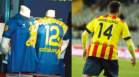 Football teams shirt and kits fan: Font Catalonia 2013/14 kits Fix