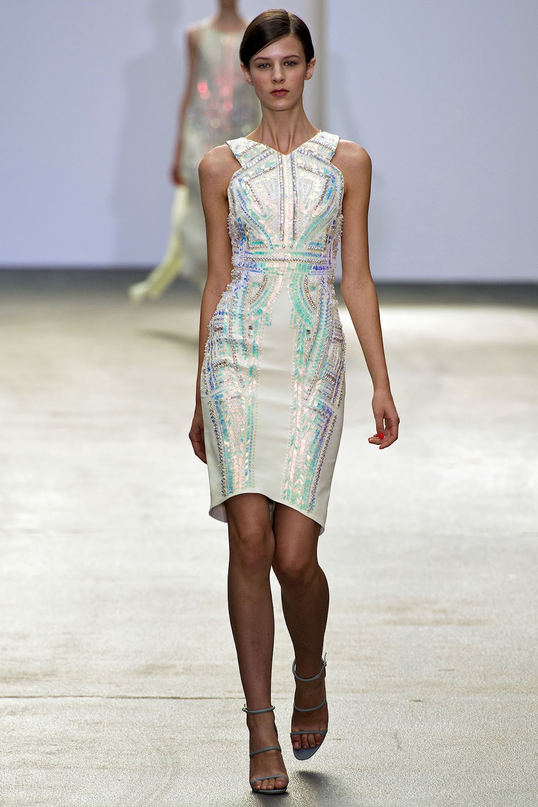 mode models blog: Kayley in Antonio Berardi Spring 2013 at London ...