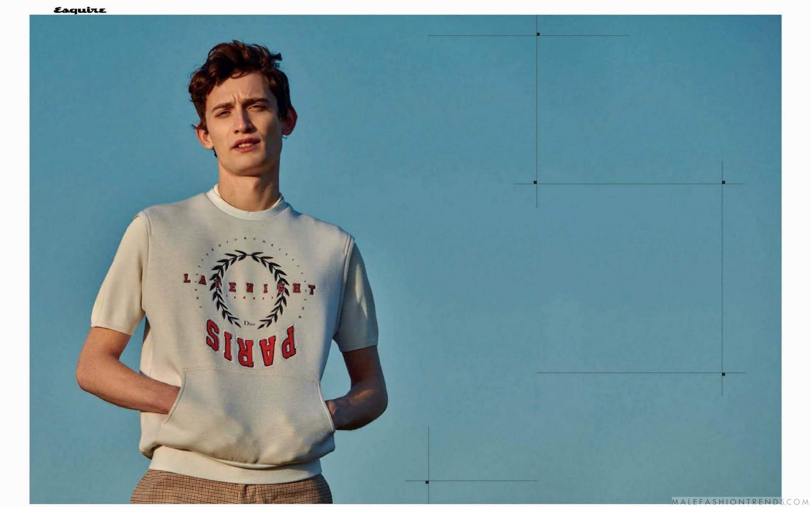 Rory Cooper entre formal y deportivo para Esquire España por Javier Biosca