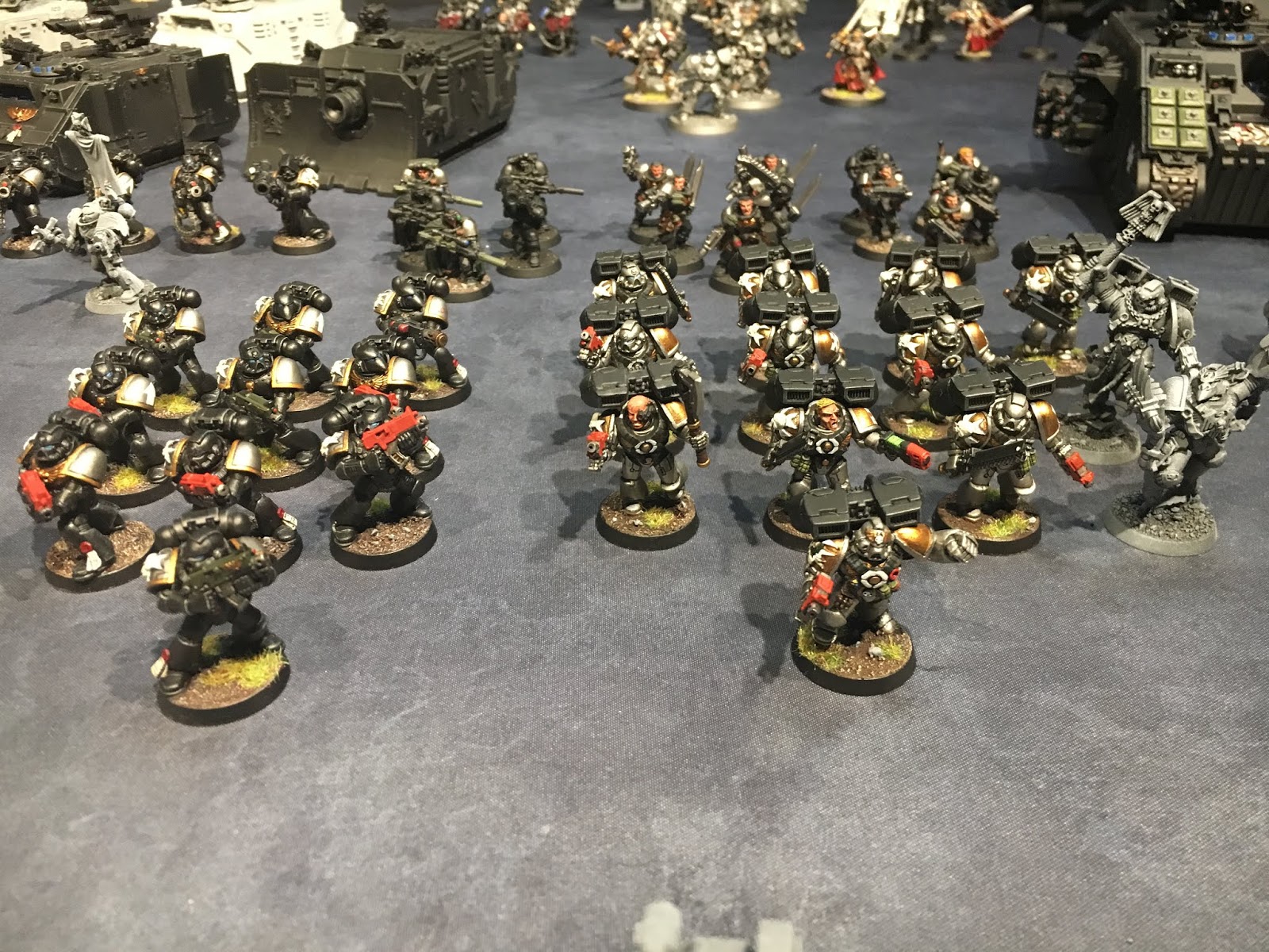Panzer's Miniature Wars: Warhammer 40K - Black Templars Army from Days ...