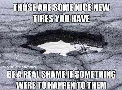 50 & Fabulous: Poking Fun at Potholes