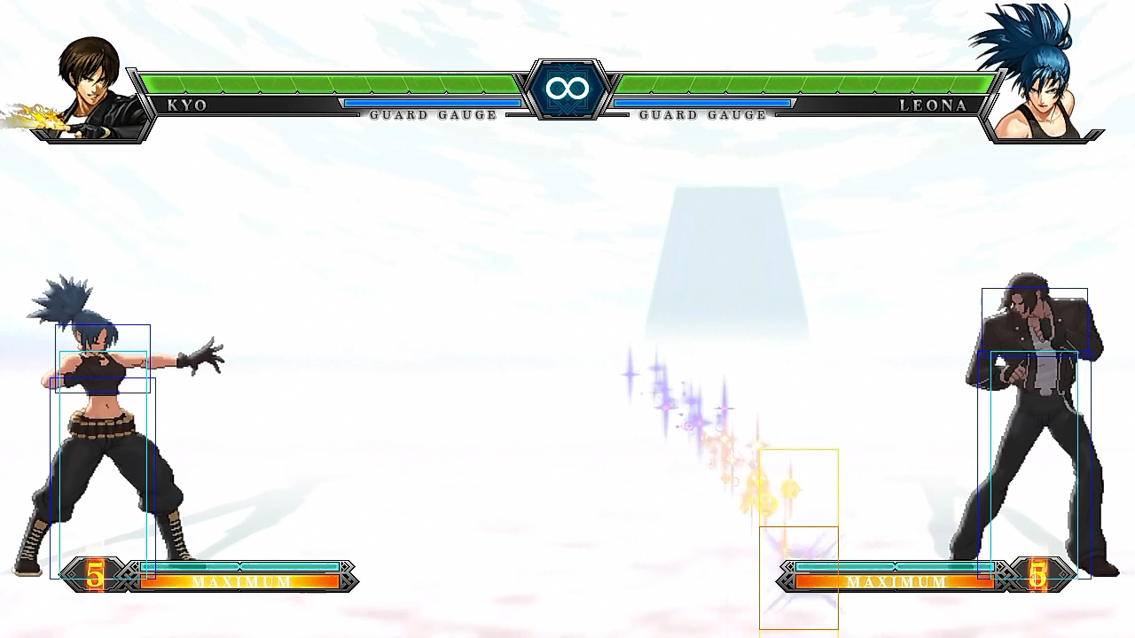 KOF XIII HITBOX: Leona