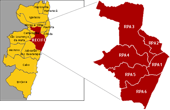 Mapa Metropolitano Do Recife