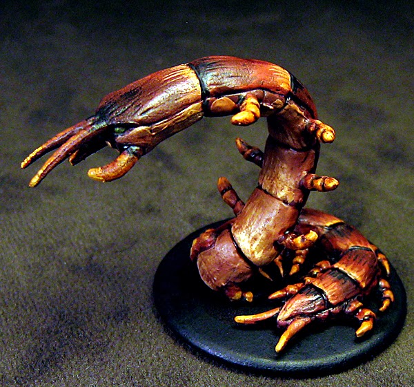 Carmen's Fun Painty Time: Mice and Mystics: Painting the centipede basics