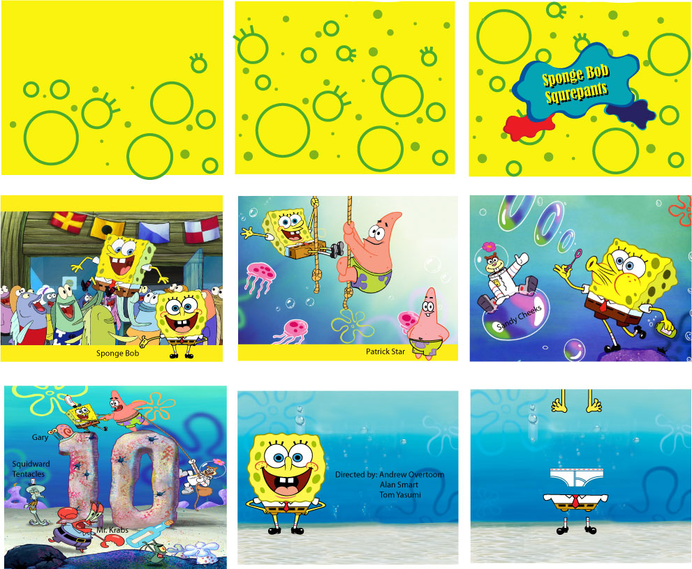 TING MEI QIAN: Storyboard- SpongeBob SquarePants