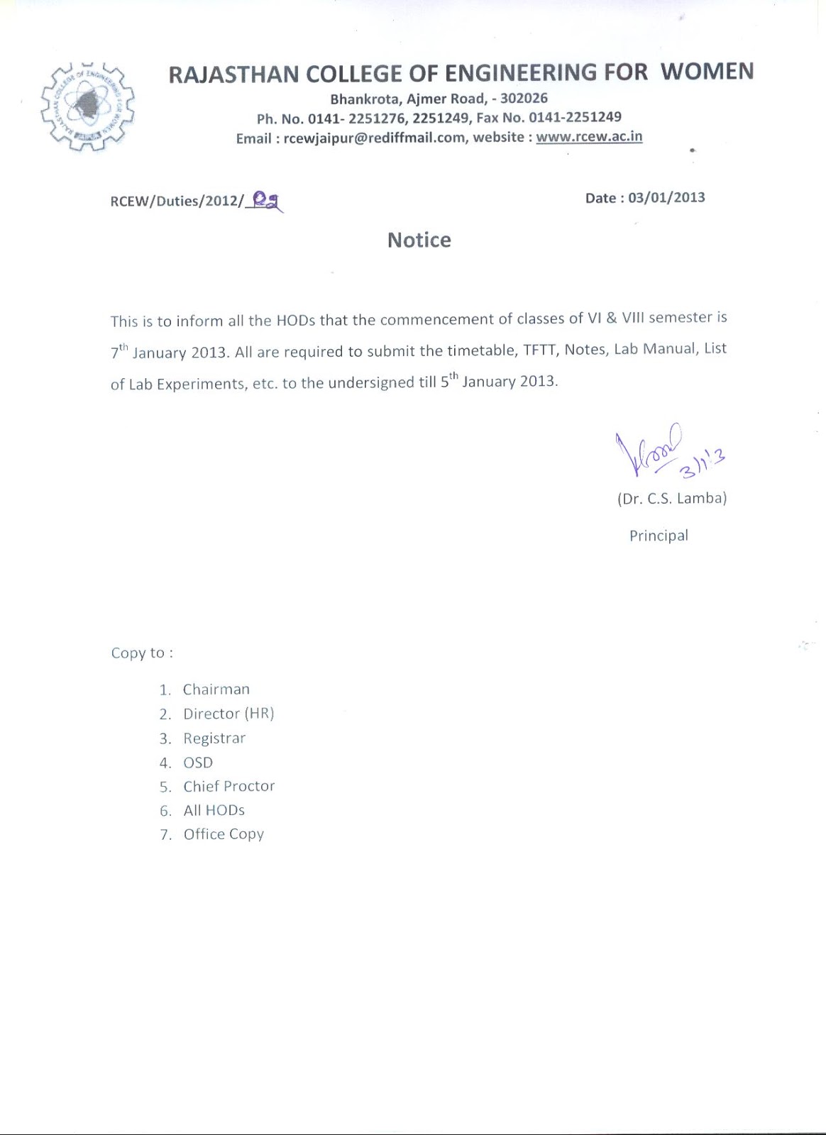 DEPARTMENT OF COMPUTER ENGINEERING : Notice Board