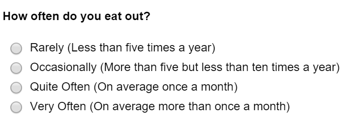 Surveys and Questionnaires | Survey Galaxy: Subjective Questions