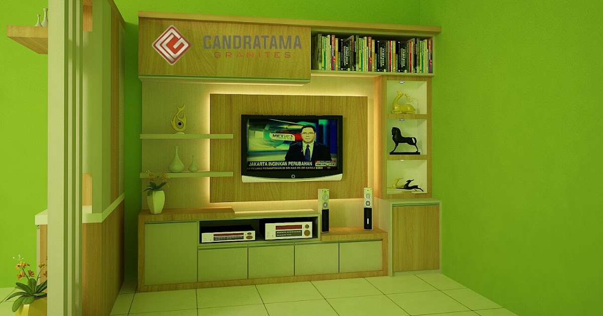 Desain Interior Rak TV Bapak Andar Jombang Part 2 | Jasa Desain ...