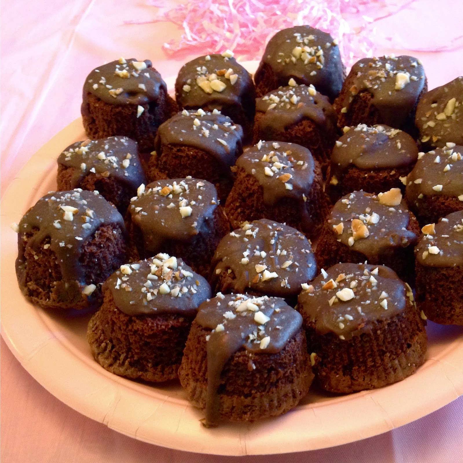 Chocolate Nut Truffle Brownie Bites - The Lindsay Ann
