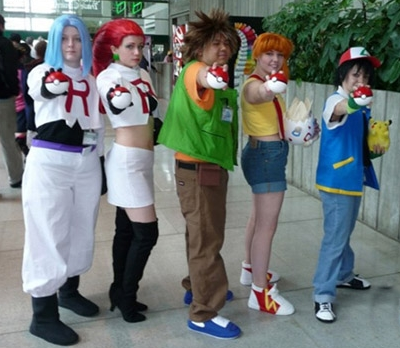Pokemon Cosplay: Pokemon Cosplay: Ash, Misty, Brock and Team Rocket and ...