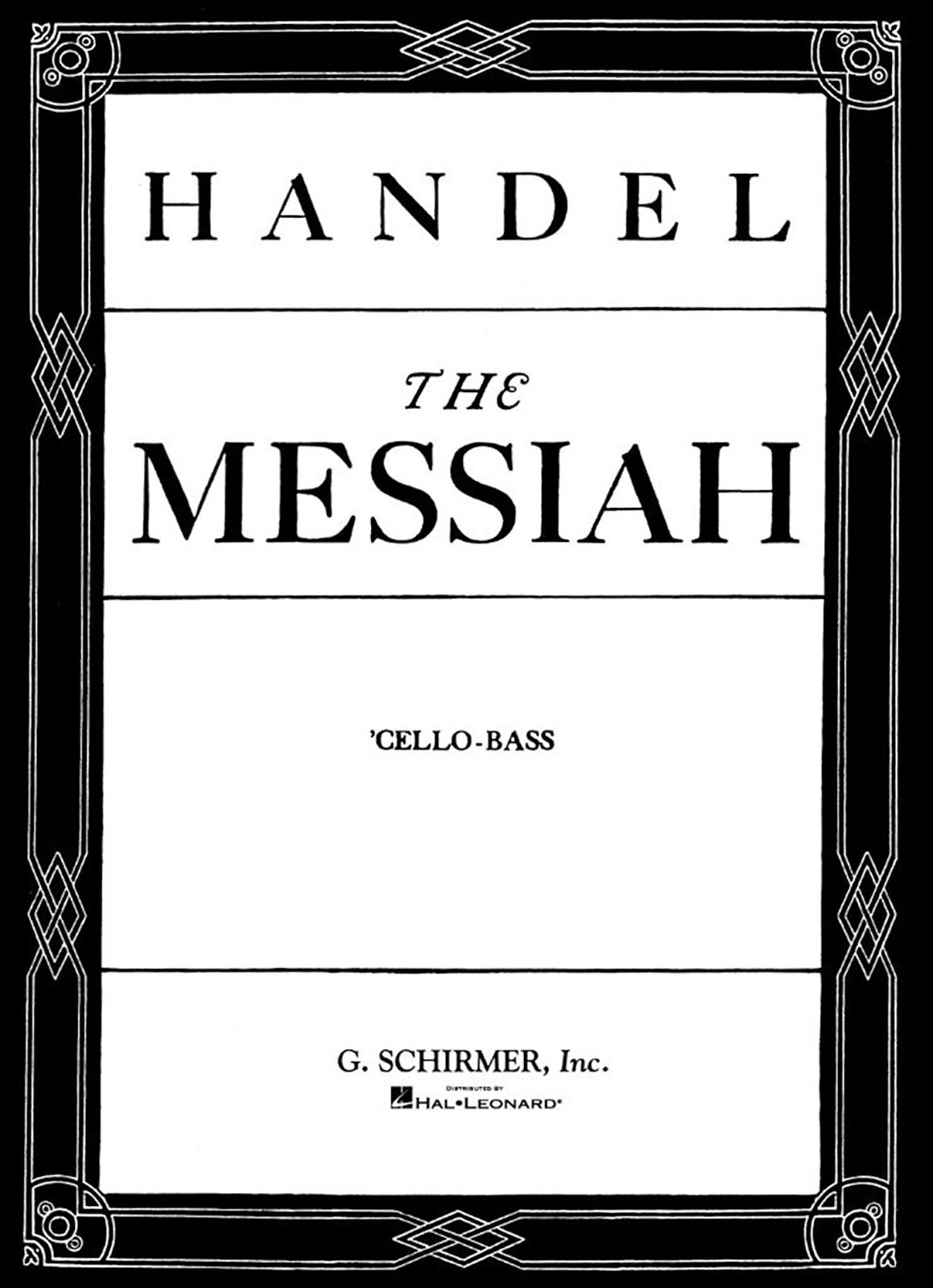 G.F.Handel's Messiah: Scores - Orchestra and Chorus