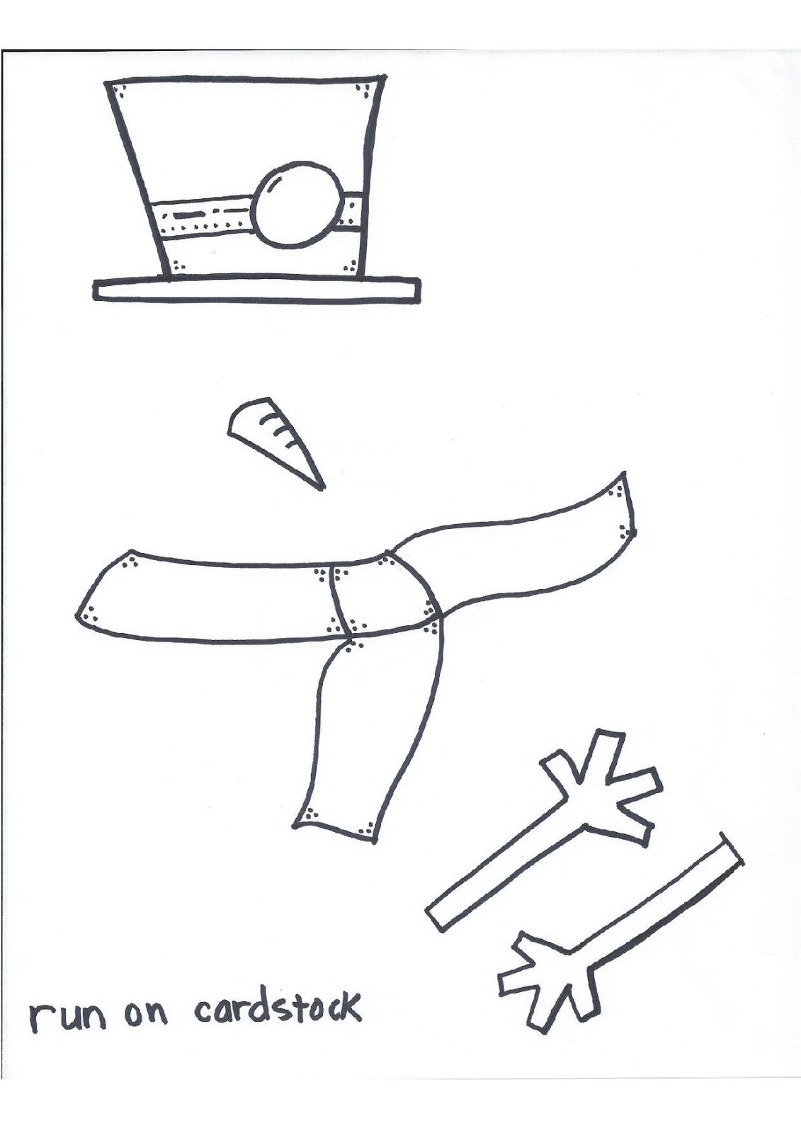 Tales-of-a-First-Grade-Teacher: Snowman Glyph Freebie