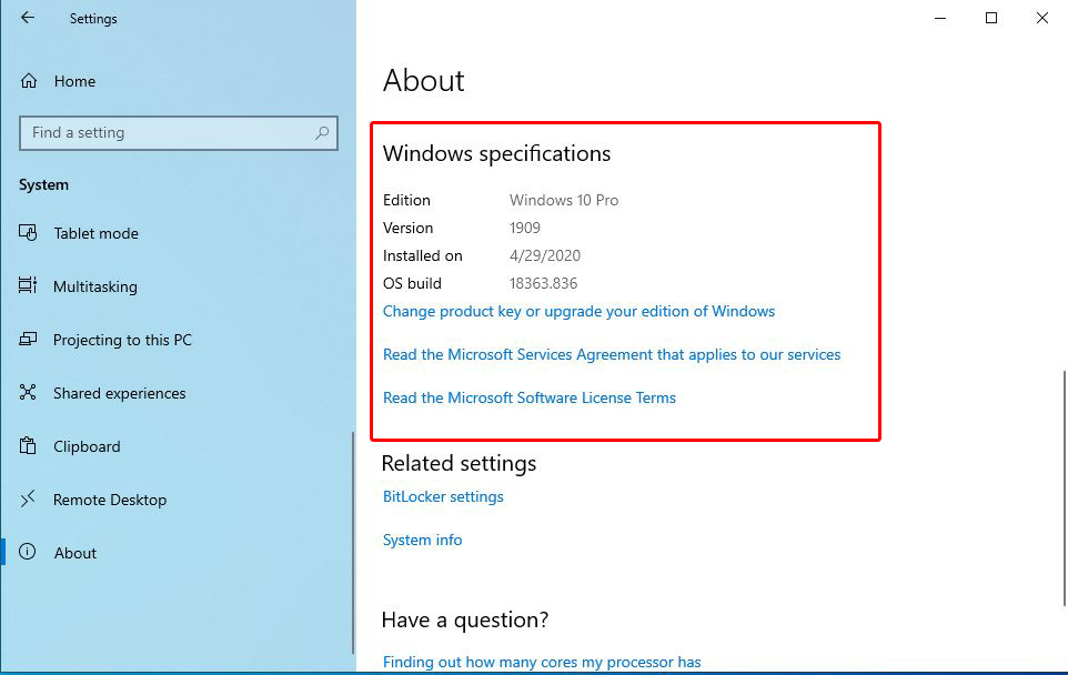 Cek Versi Windows 10 | Cara cek Versi Windows