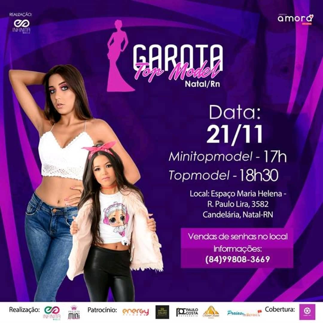 BLOG BJRN : Vem aí o GAROTA TOP MODEL NATAL-RN E MINI TOP MODEL RN 2018