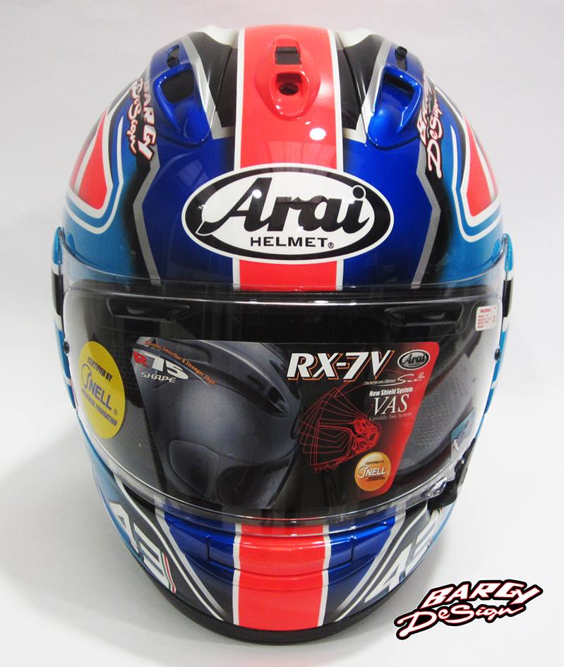 Racing Helmets Garage: Arai RX-7V F.Massei 2016 by Bargy Design