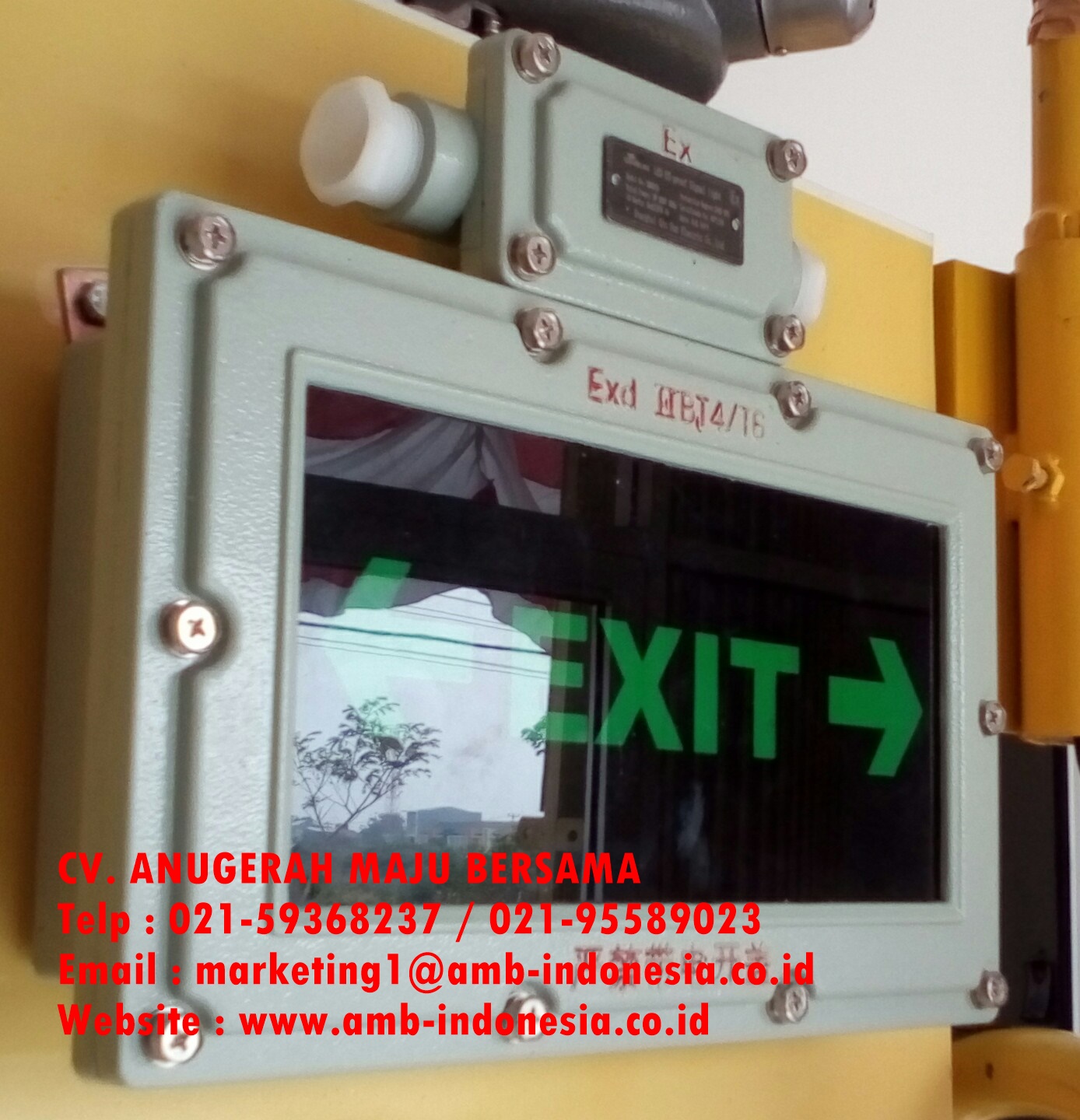 General Explosion Proof: Jual Lampu Led Emergency Exit Lamp Explosion ...