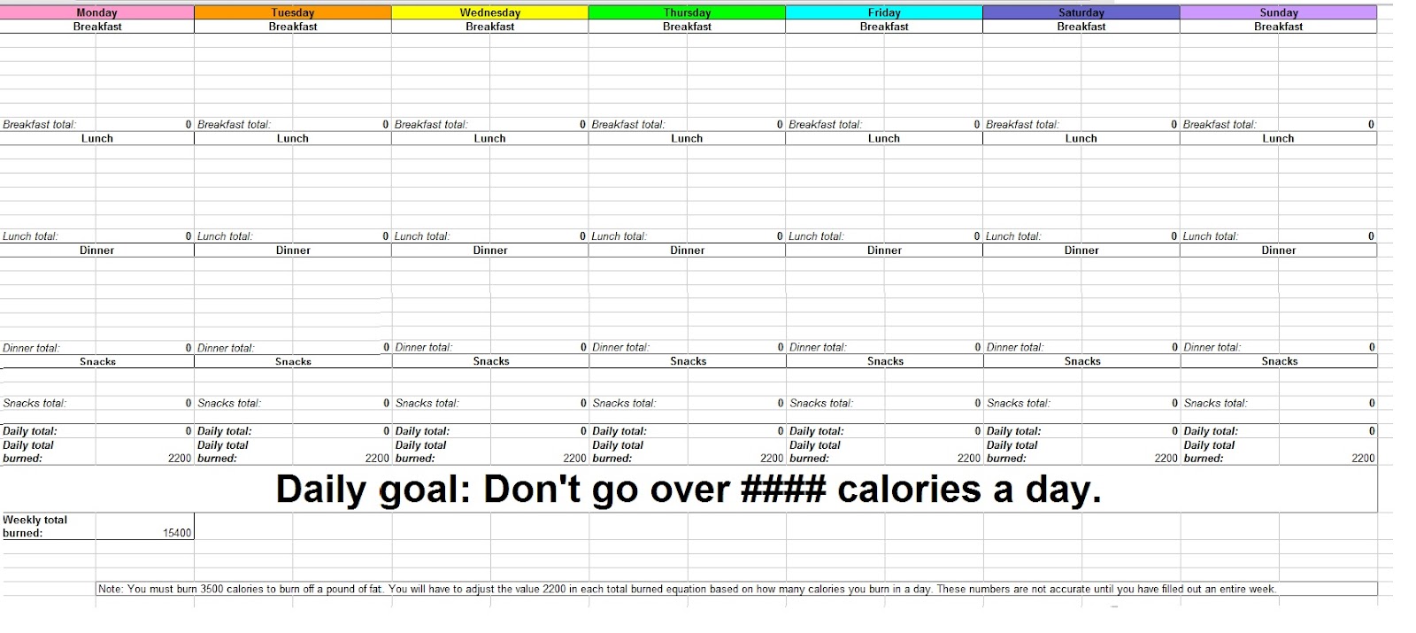 Weekly Meal Plan Template Sample weekly-meal-plan-template-sample