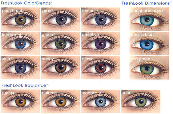 Freshlook Colorblends Pure Hazel Vs Honey