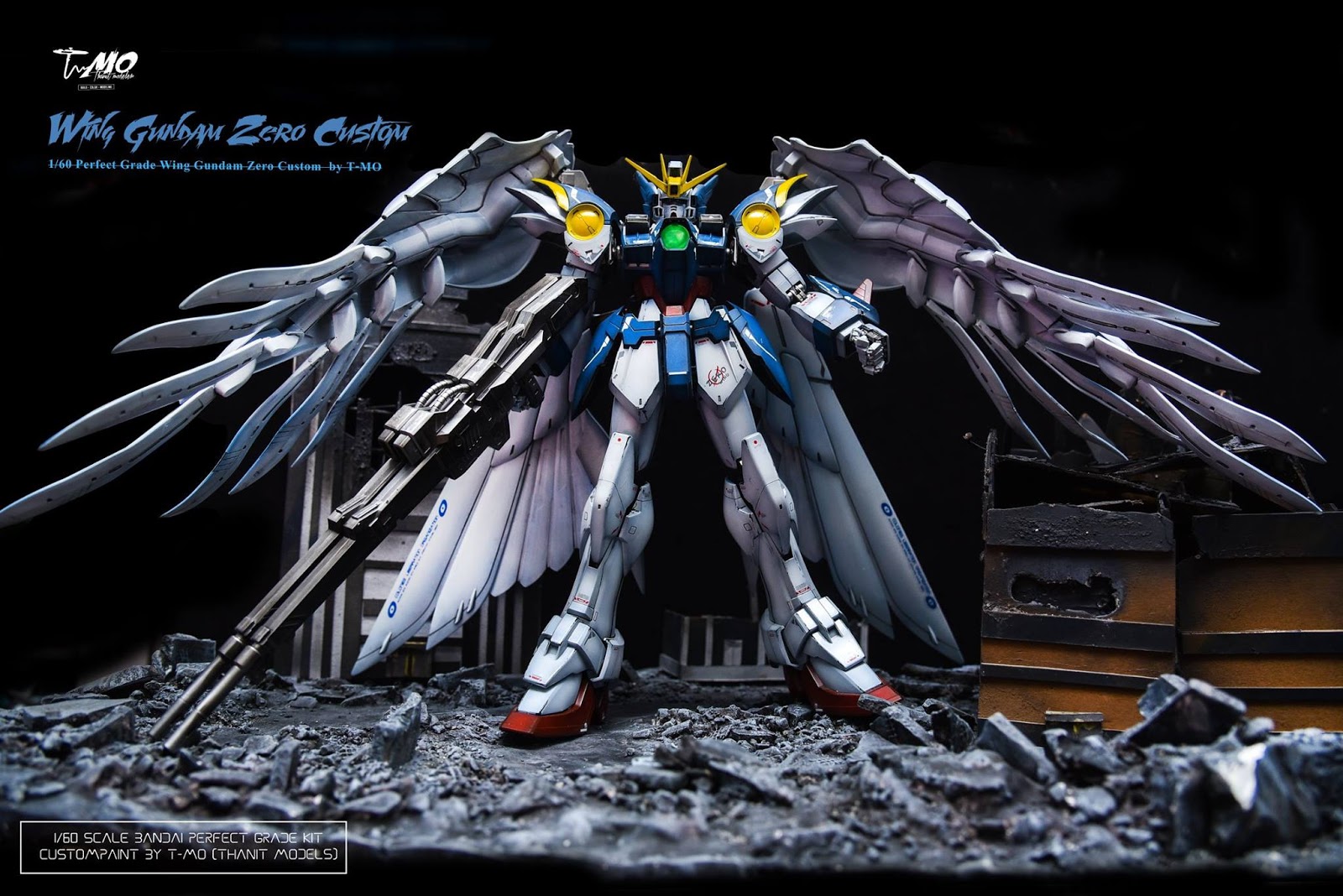 GUNDAM GUY: PG 1/60 Wing Gundam Zero Custom - Painted Build