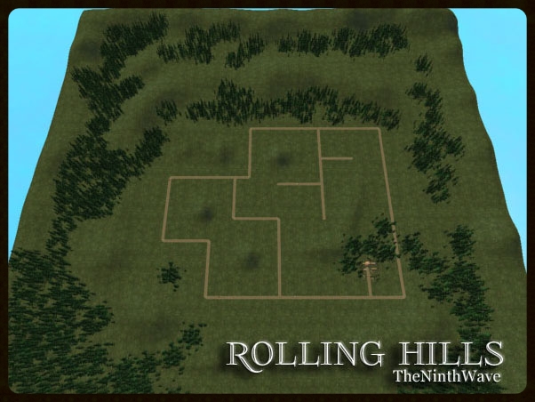 TheNinthWaveSims: The Sims 2 - Rollings Hills - A Custom Map