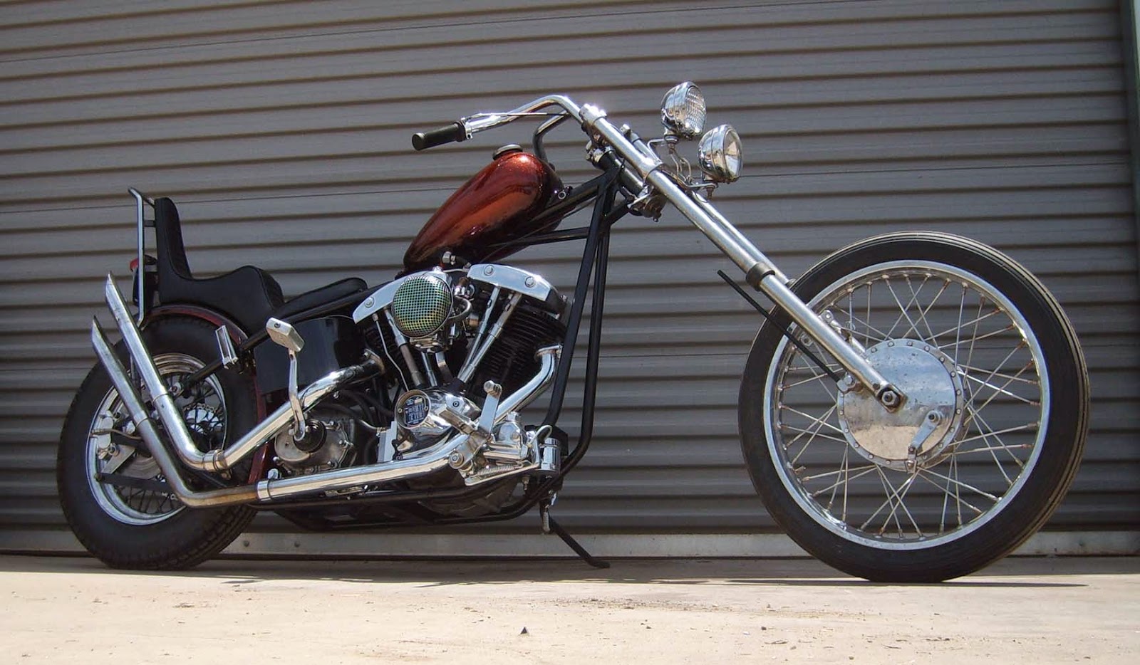 Infernal Combustion: Root Beer Shovelhead Chopper