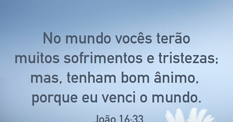 REDE MISSIONÁRIA: TENHAM BOM ÂNIMO...