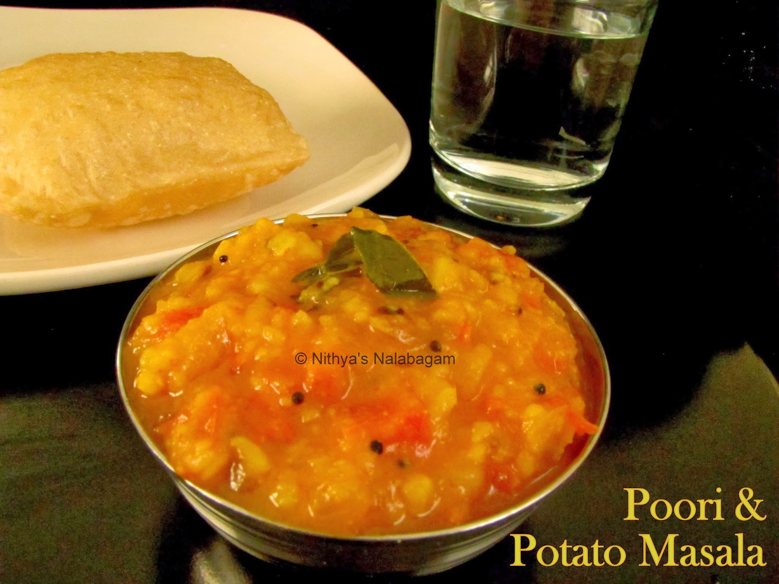 Fluffy Poori and Potato Masala with Video |Nithya's Nalabagam